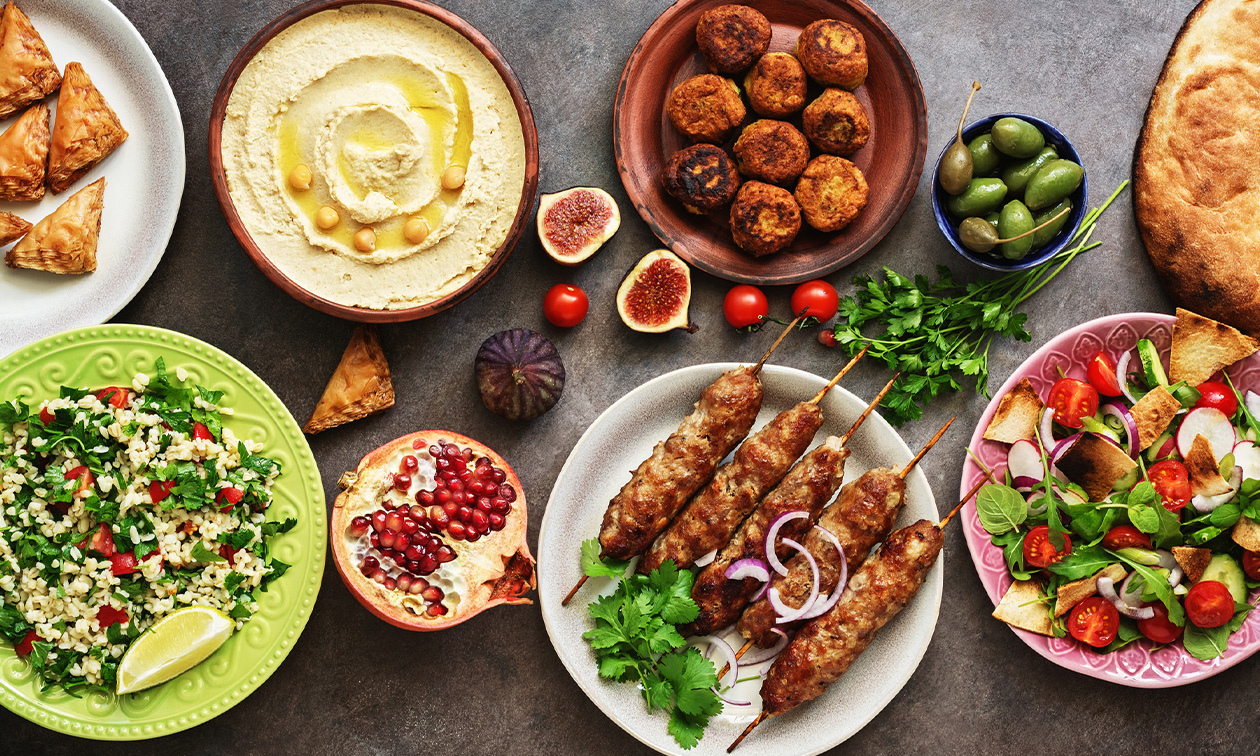 Alagha 2, Menu libanais en 3 services à la carte + évtl. un verre de ...