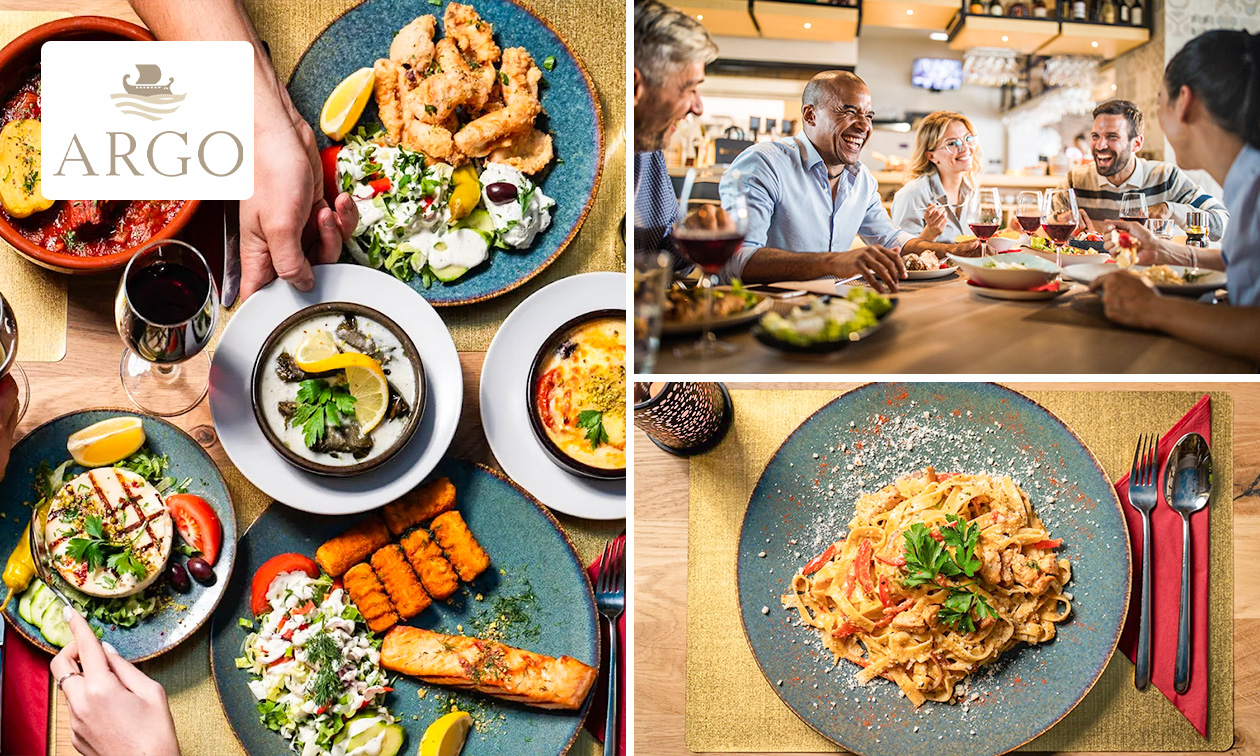 Argo Restaurant, Griekse 3-gangenlunch of -diner à la carte bespaar 41% ...