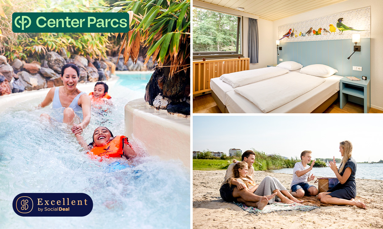 Center Parcs De Eemhof, 2, 3 of 4 overnachtingen in een cottage voor 5 ...