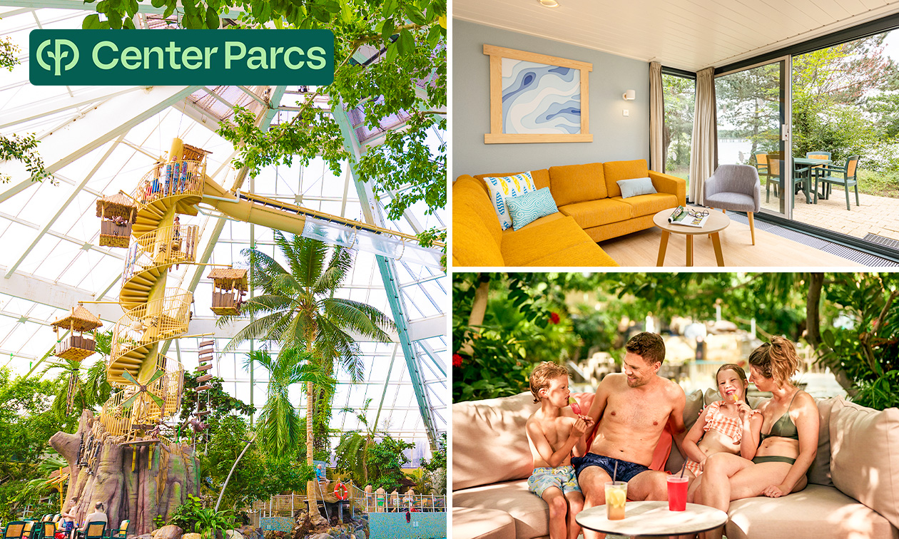Center Parcs De Vossemeren, 2, 3 of 4 overnachtingen voor 4 tot 6 in ...