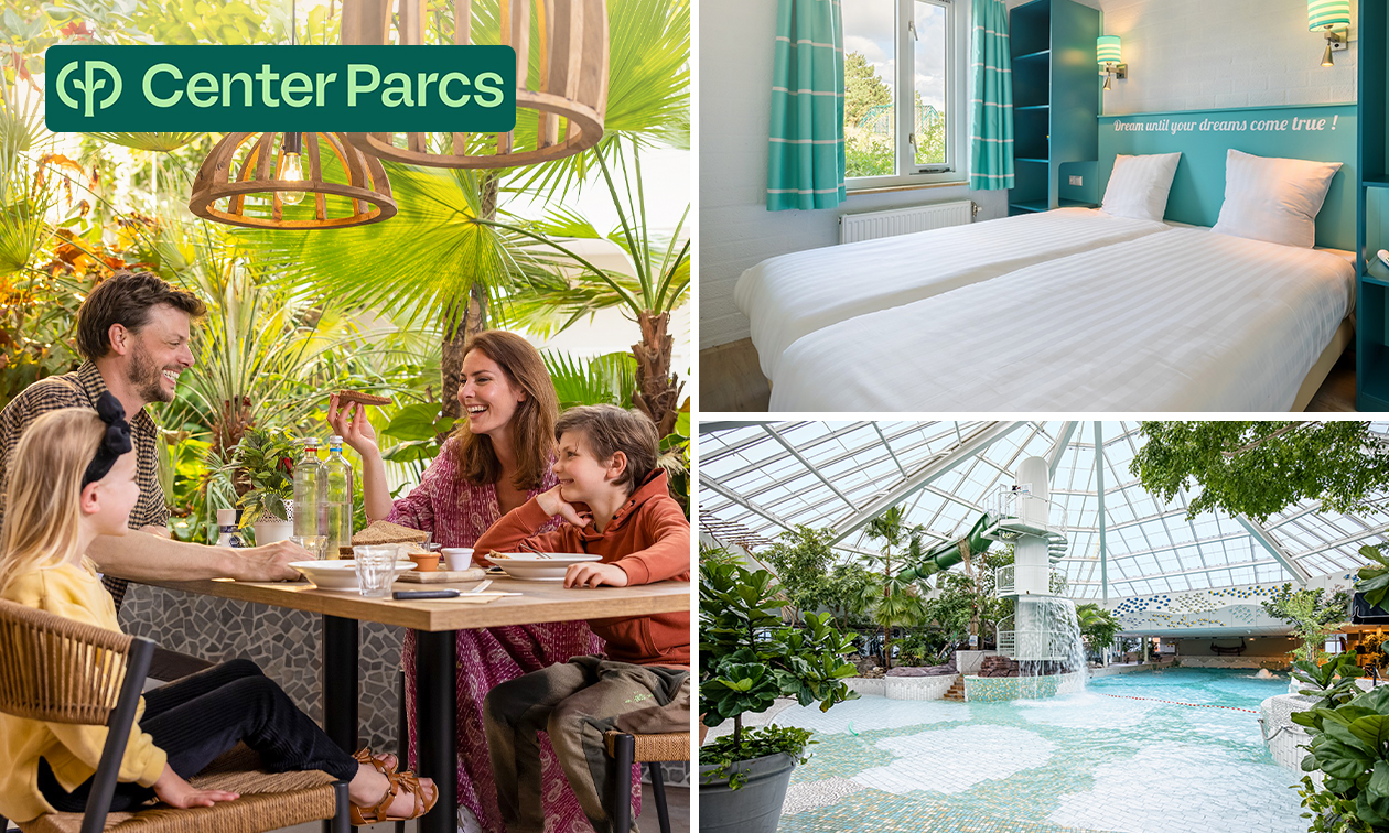 Center Parcs Zandvoort, 2, 3 ou 4 nuits pour 4 à 6 personnes à Center Parcs Zandvoort bespaar 17 ...