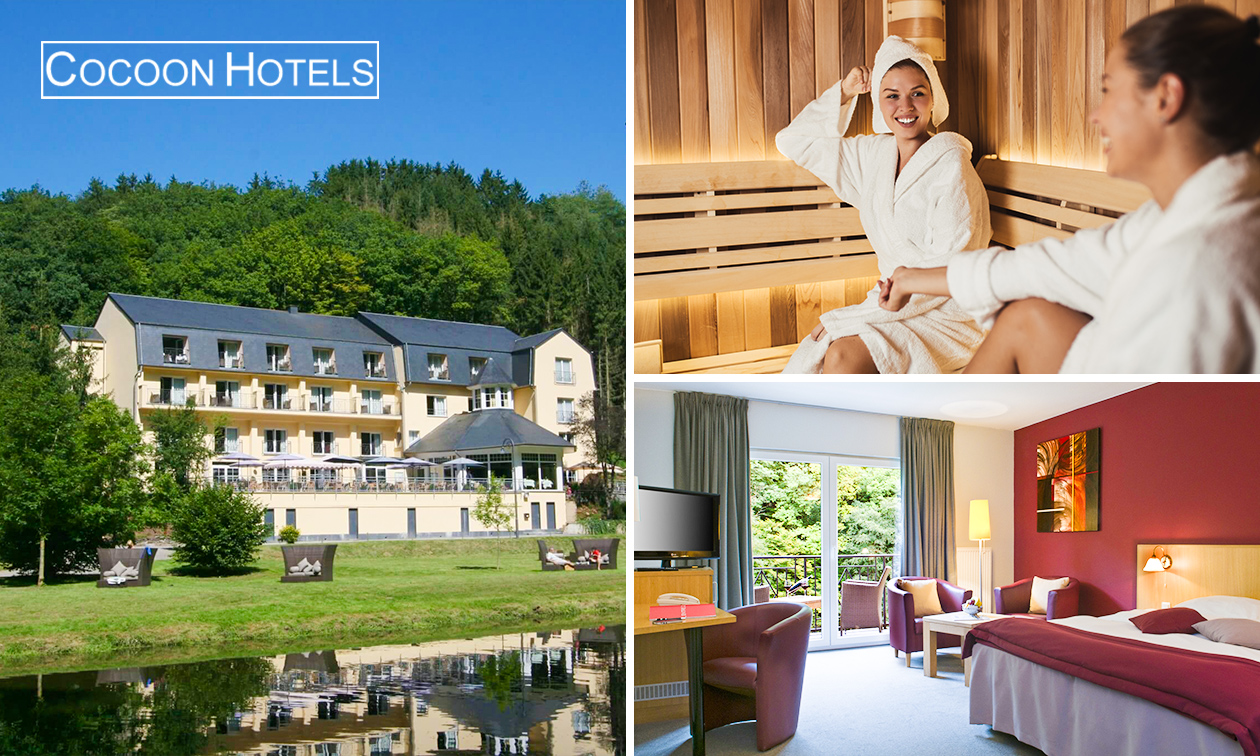 Cocoon Hotel Belair, Overnachtingen voor 2 + ontbijt + wellness + meer ...