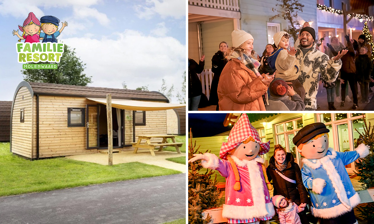 Familie Resort Molenwaard, Midweek of weekend weg (2 tot 4 pers.) in ...