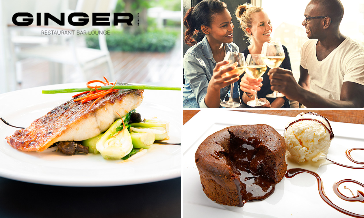 Ginger, Menu en 3 services à la carte au restaurant Ginger : épargnez ...