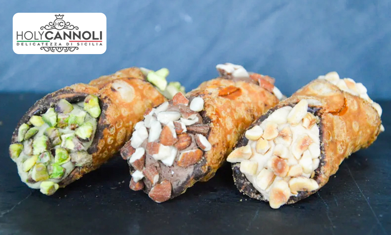 Holy Cannoli, 8, 16 of 24 stuks cannoli thuisbezorgd bespaar 26% in Noordkop via Social Deal
