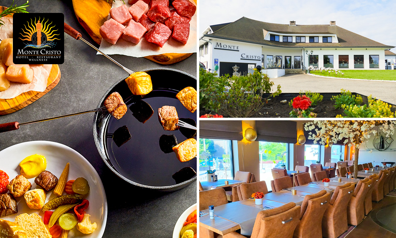 Hotel Monte Cristo, 4-gangen fonduediner + amuse van de chef bij Hotel ...