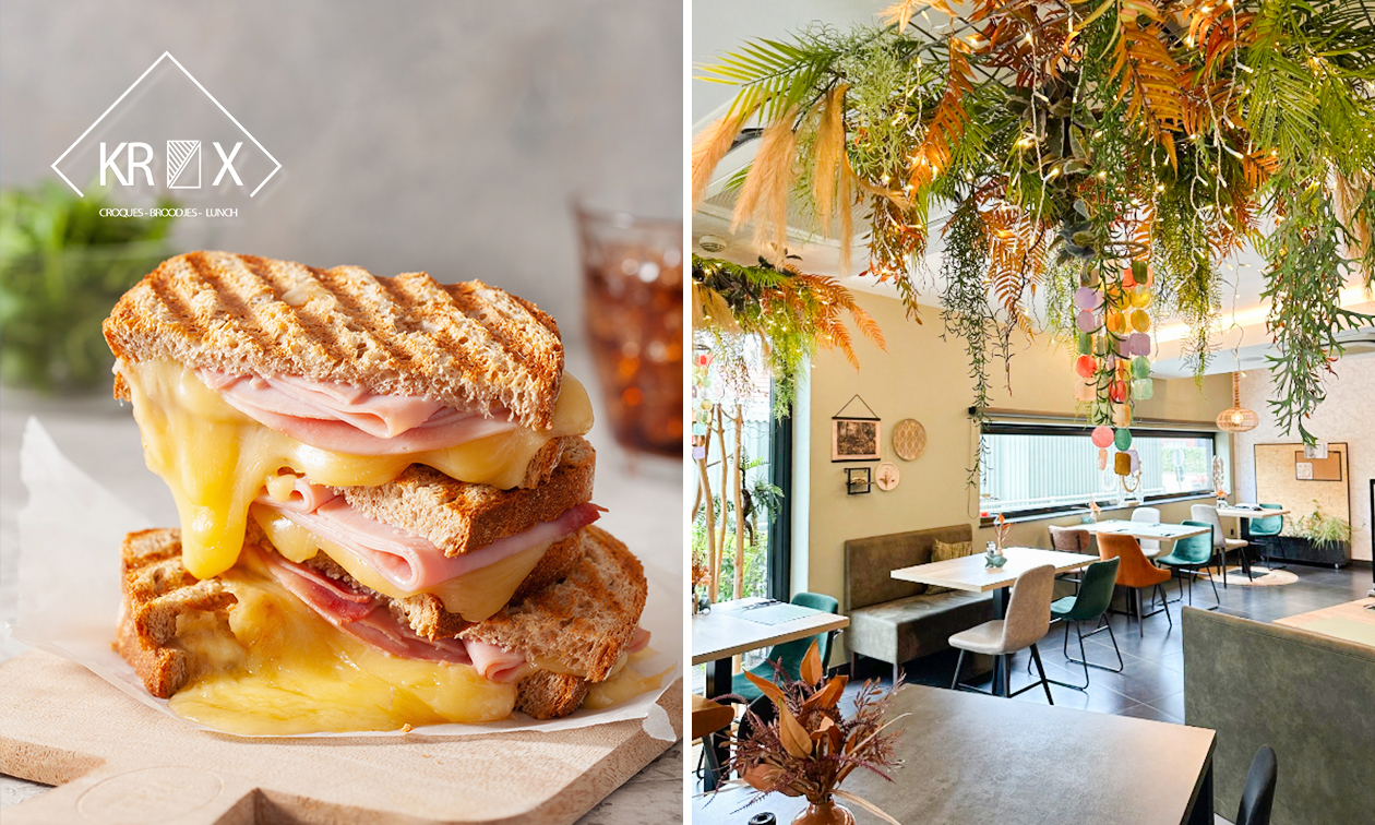 Krox, 2-gangen keuzelunch + koffie of thee bespaar 44% in Kempen via ...
