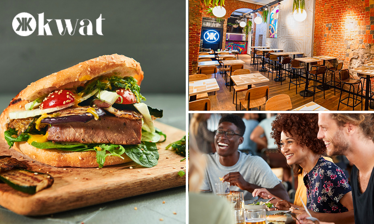 KWAT, 2-gangendiner + koffie/thee bij KWAT bespaar 41% in Waasland via Social Deal