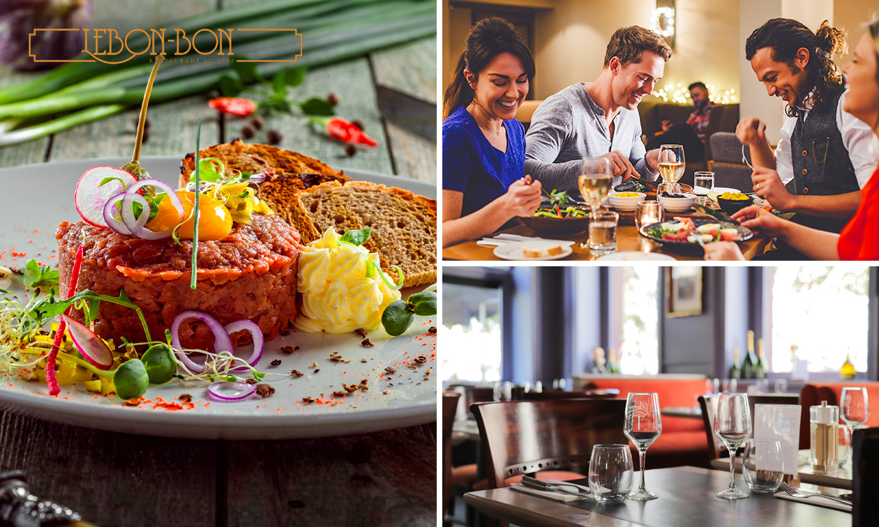LEBON-BON, Menu en 2 ou 3 services à la carte au cœur de Lille ...