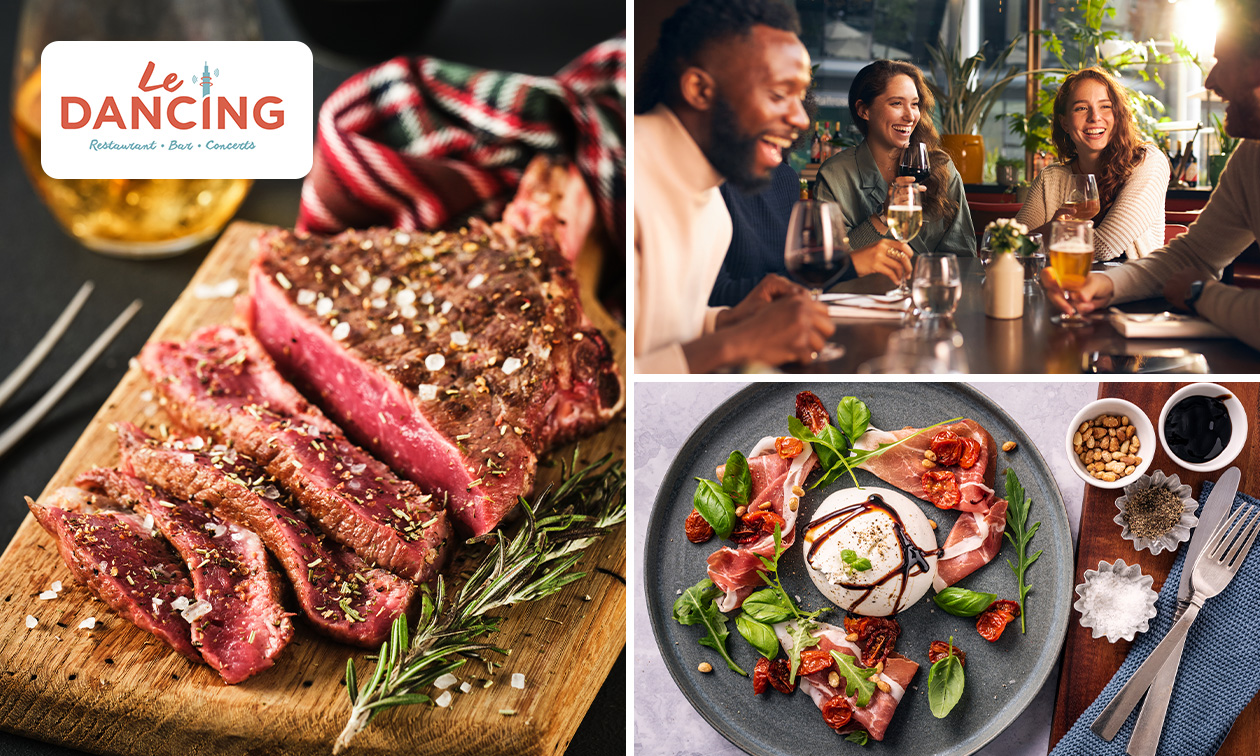 Le Dancing, Menu en 2 ou 3 services à la carte à proximité de Lille ...