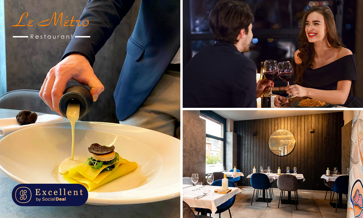 Le Metro, Menu gastronomique italien en 3 services + café ou thé à La ...