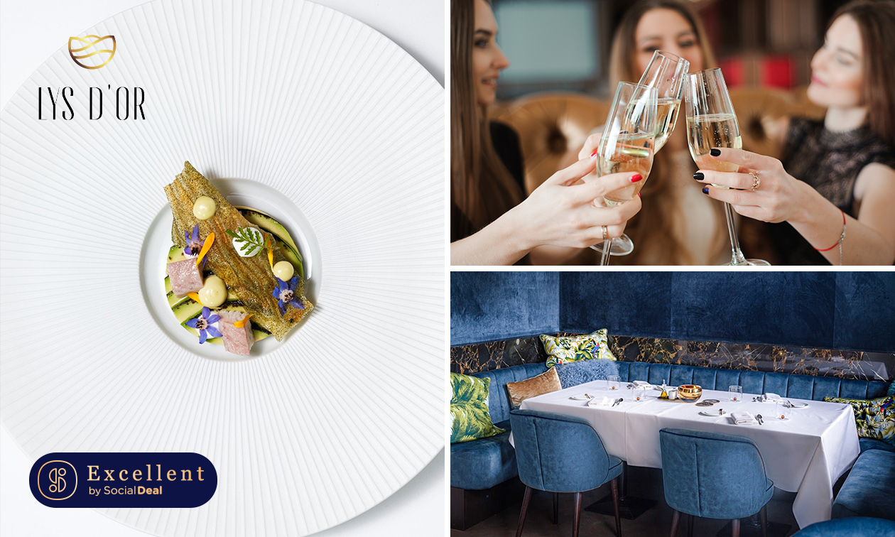 Lys d'Or, 5-gangenlunch of -diner van de chef + amuse bespaar 27% in ...