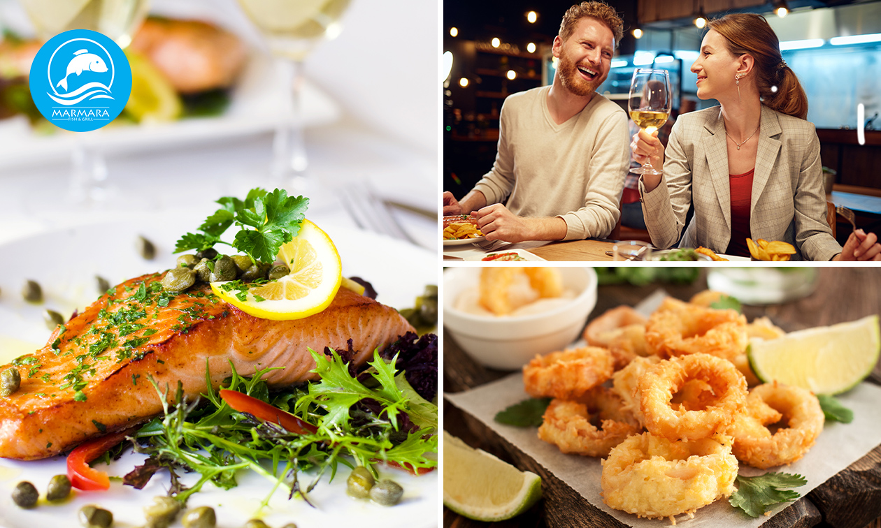 Marmara Fish & Grill, 2- of 3-gangen keuzediner bij Marmara Fish ...