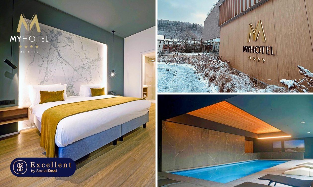 MY HOTEL, Nuit pour 2 + petit-déjeuner + accès wellness + check-out ...