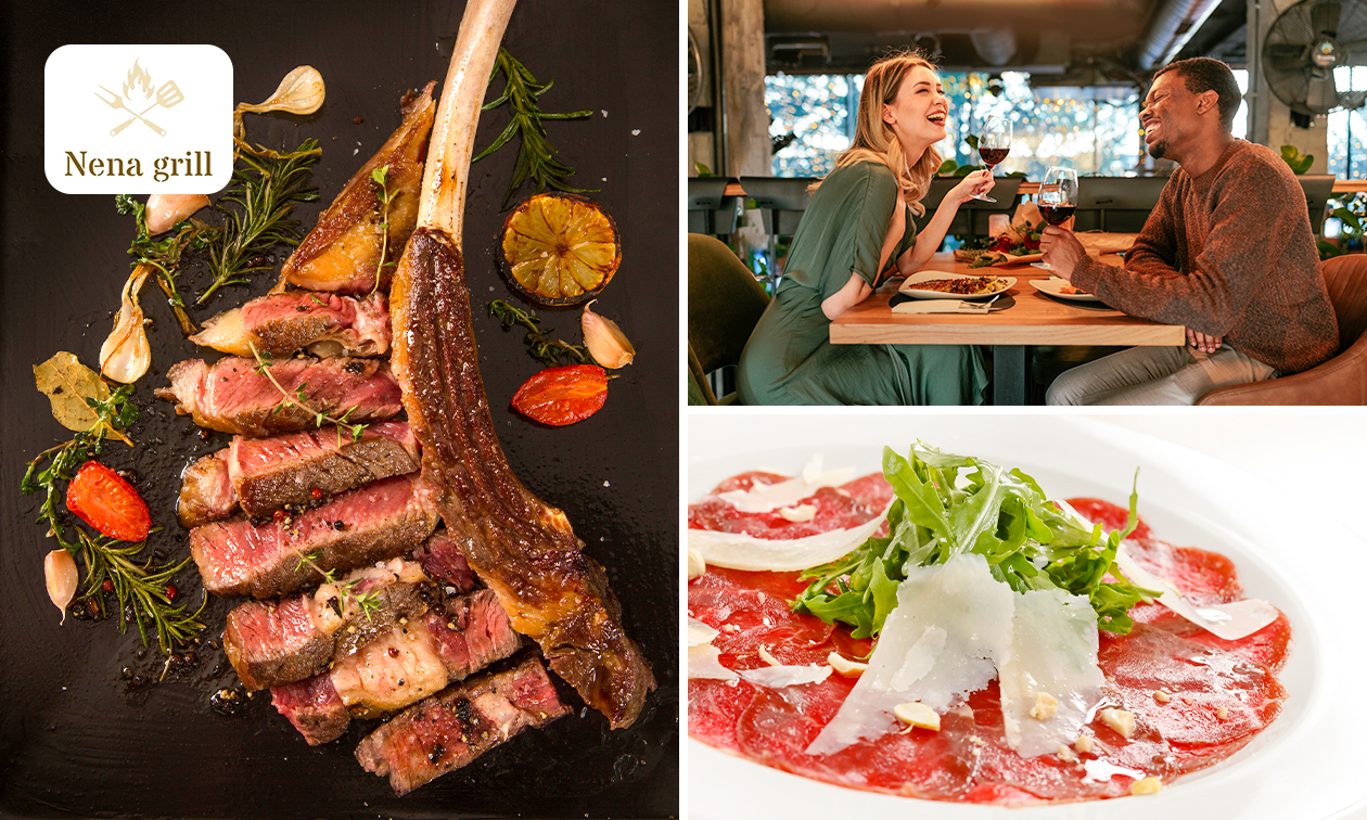 Nena Grill, Menu côte à l'os en 3 services au choix pour 2 chez Nena ...