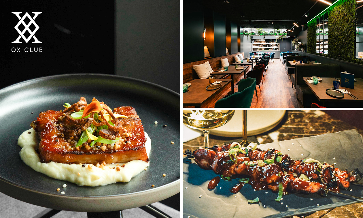 Ox club, Culinair 6-gangen shared dining-diner of -lunch bij Ox club in ...