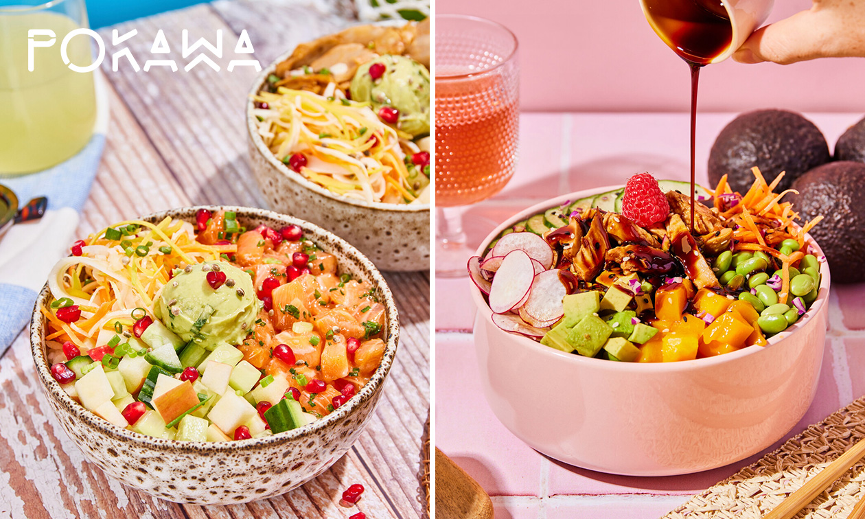 Pokawa Stockel, Poke bowl au choix + boisson + évtl. salade de fruits à ...