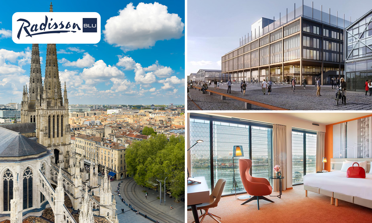Radisson Blu Hotel Bordeaux, Overnachting voor 2 + ontbijt ...