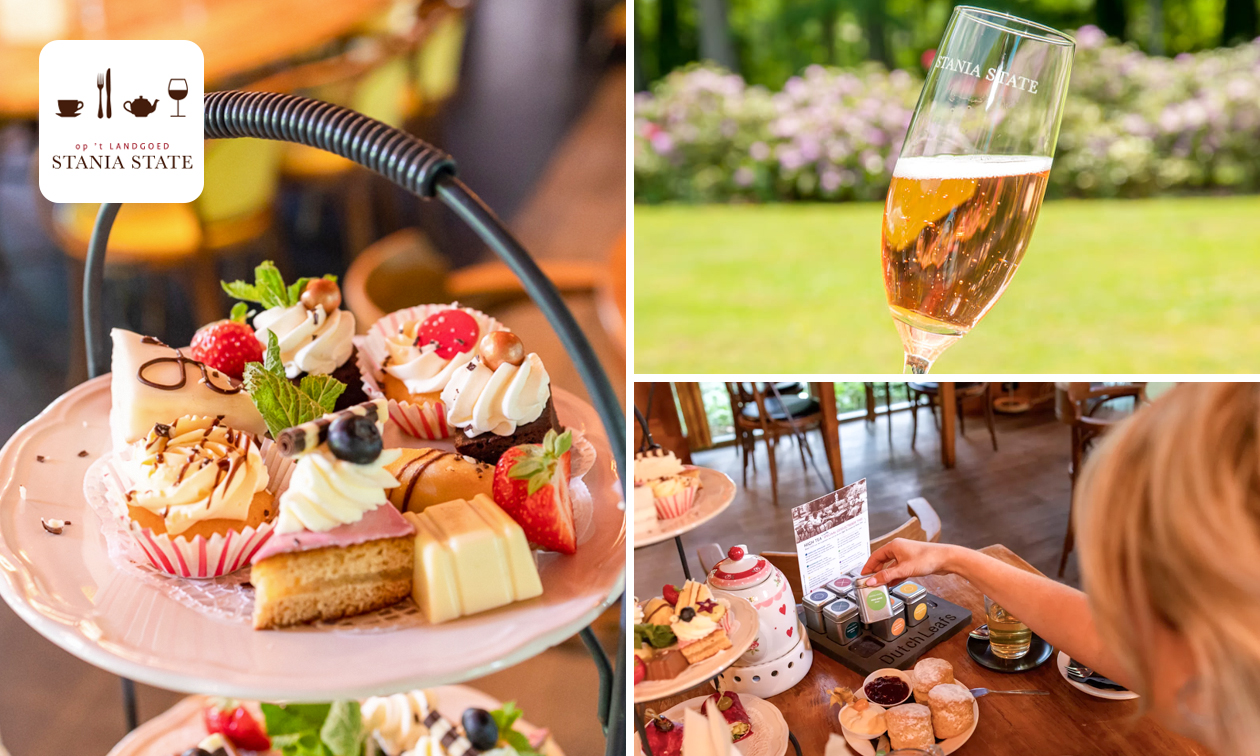 Stania State, High tea (zonder tijdslimiet) + glas bubbels bespaar 41% ...