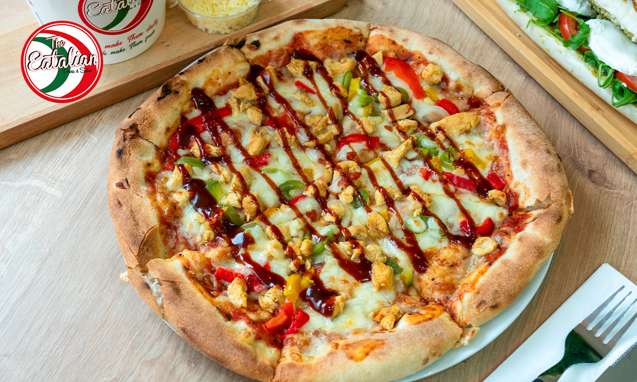 The Eatalian, Pizza + blikje frisdrank voor afhaal of dine-in in hartje ...