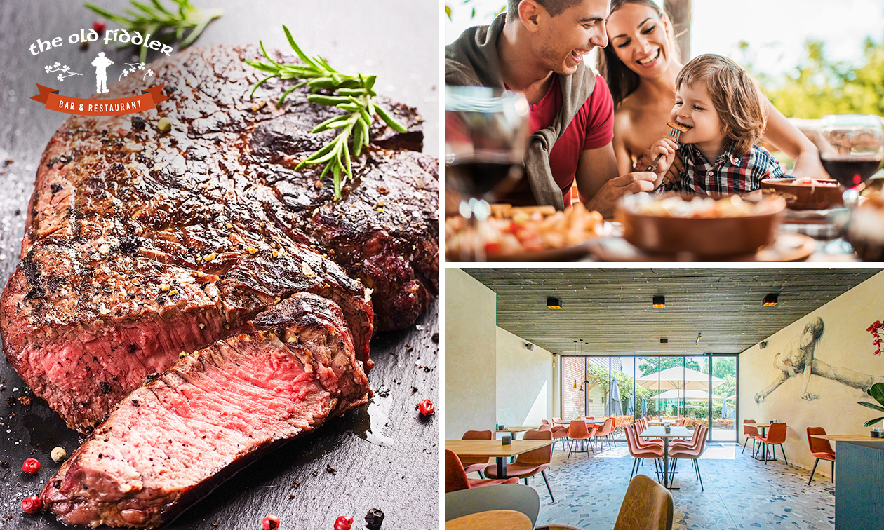 The Old Fiddler Bar & Restaurant, 3-gangen keuzelunch of -diner bespaar ...