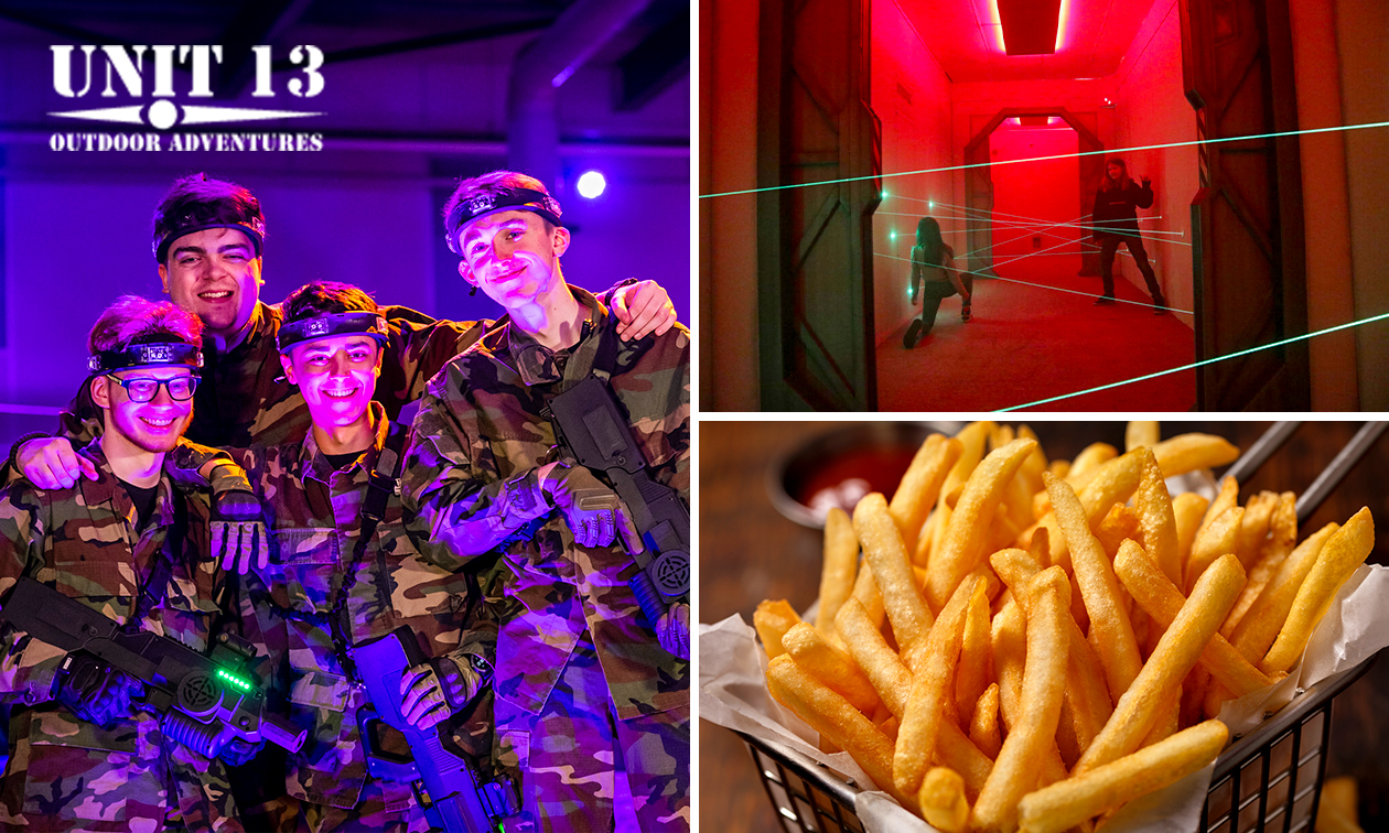 Unit 13, Lasergame (1 of 2 uur) + friet + eventueel Laser Maze (1 uur ...