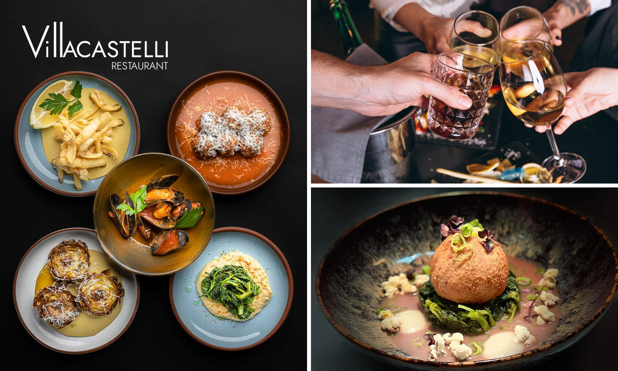 Villa Castelli, Menu gastronomique en 6 services au choix : épargnez 36 ...